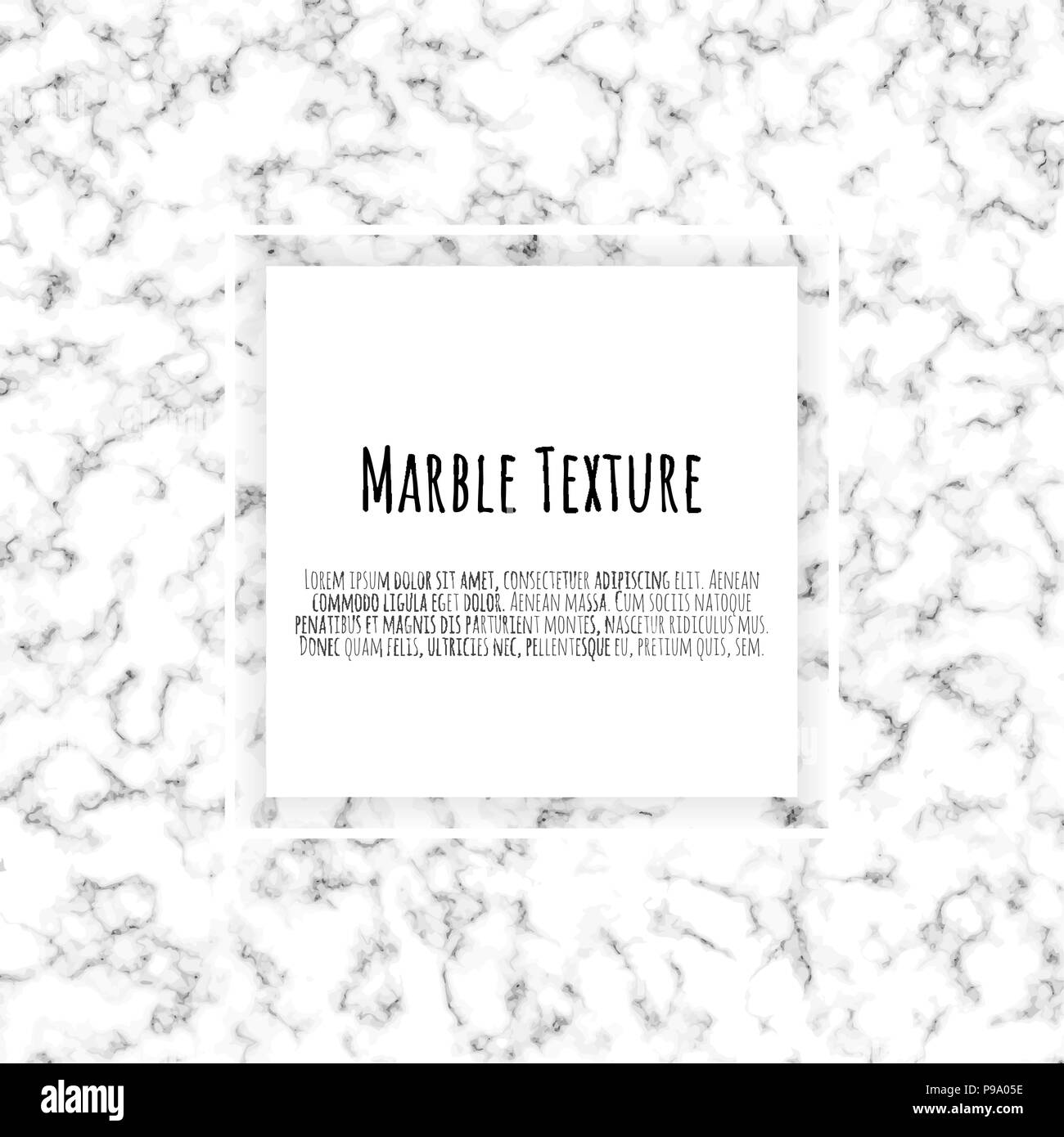 Grey, black, white marble template. Trendy pattern, graphic poster ...