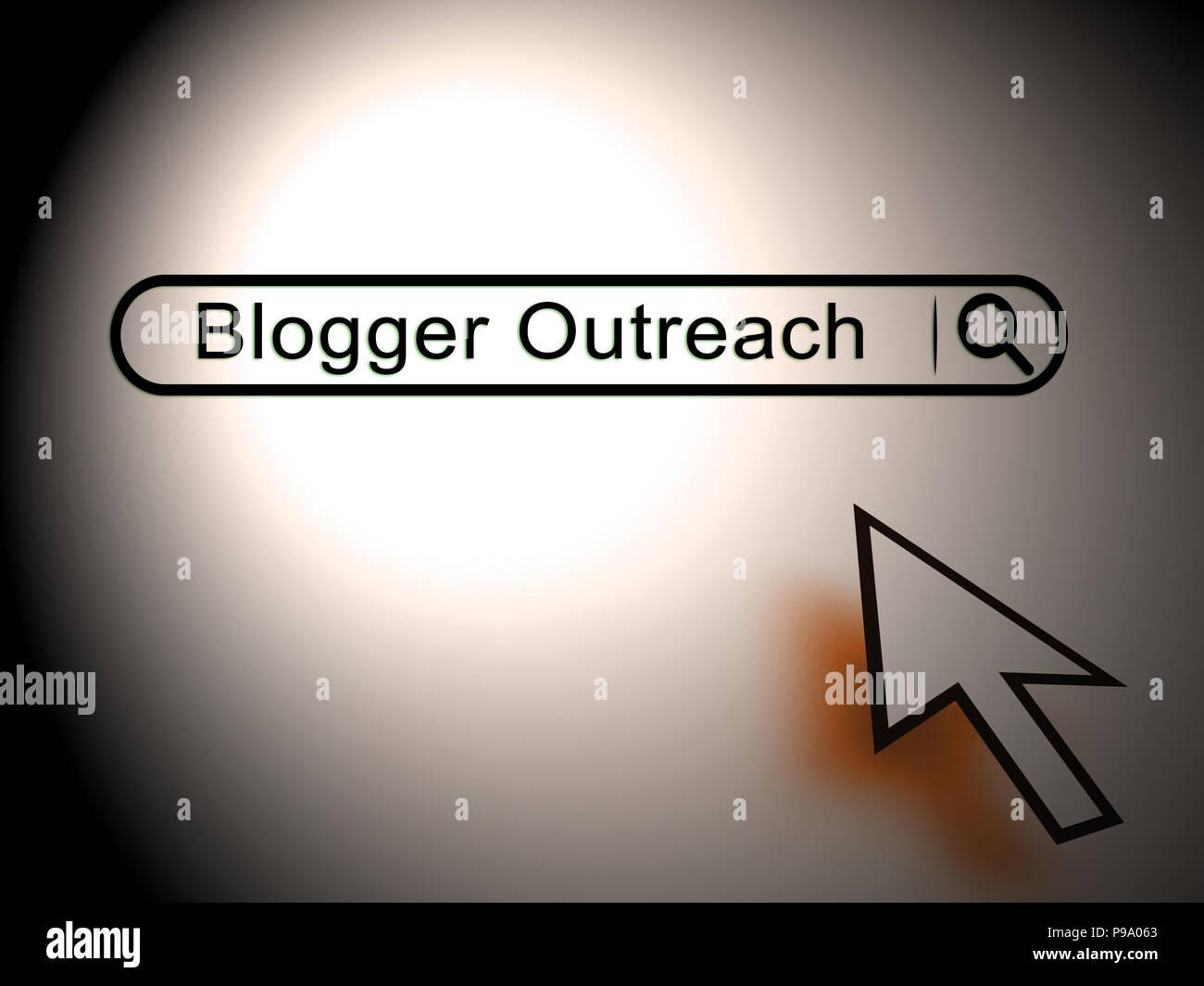 Blogger Outreach Influencer Engagement Content 2d Illustration Shows ...