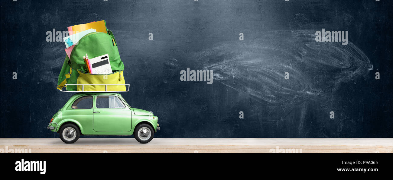 Back to school car Stock Photo - Alamy