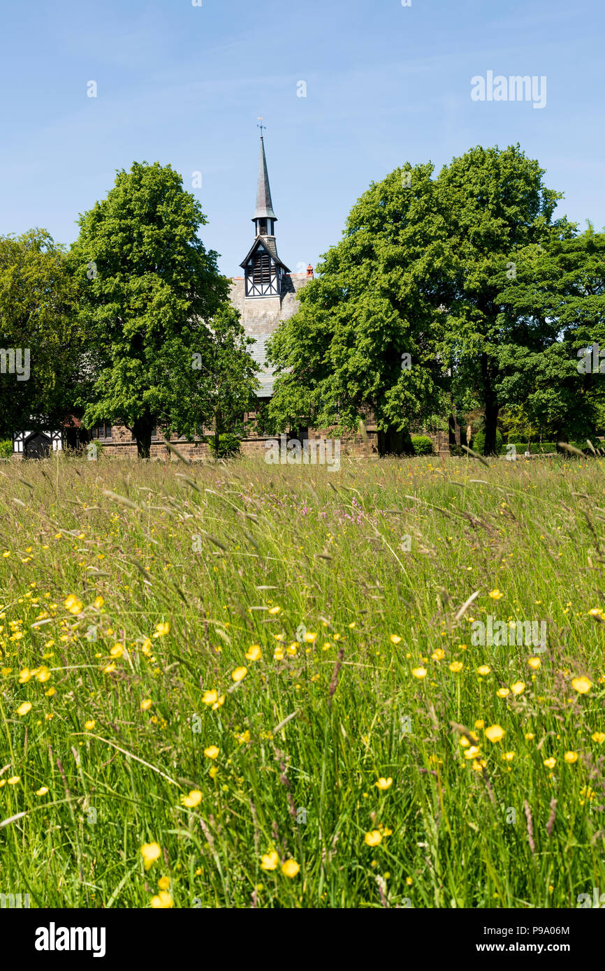Salesbury Village Green and St Peter's Church, Salesbury, Ribble Valley ...