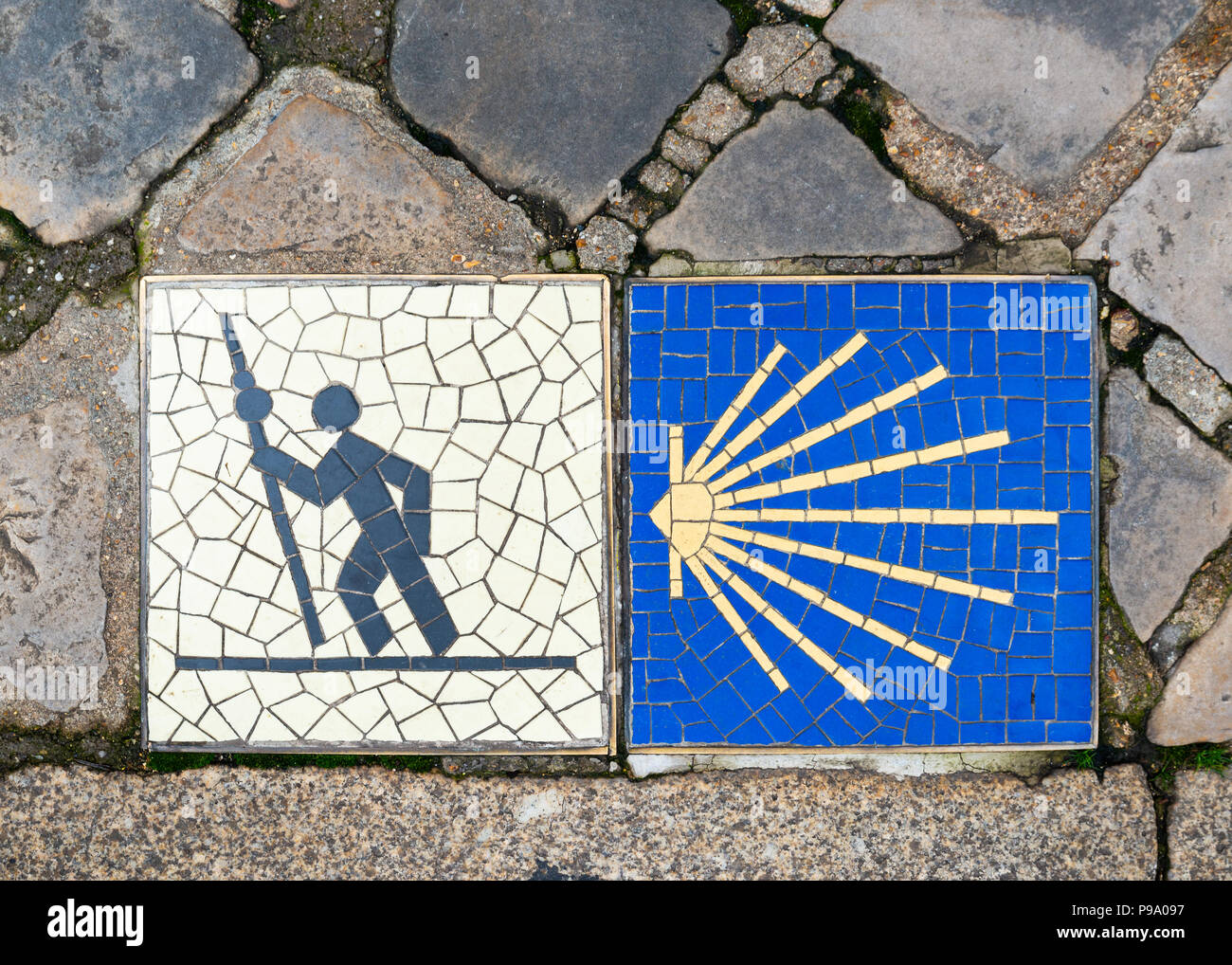 Symbol of pilgrimage hi-res stock photography and images - Alamy