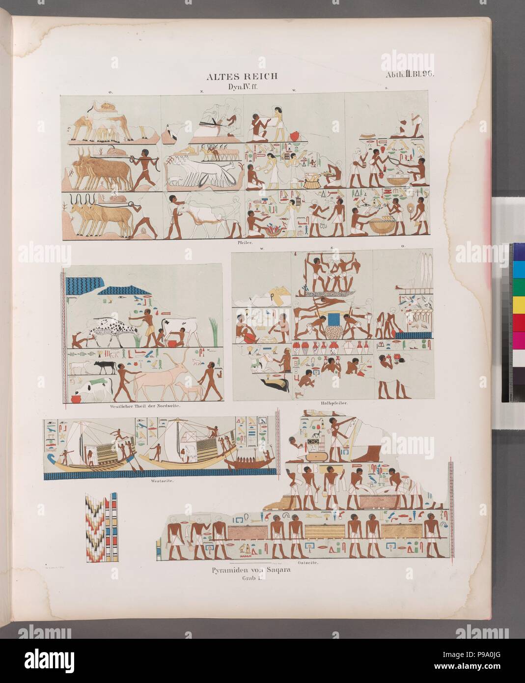 Old Kingdom. Fourth Dynasty. Pyramids at Saqqara. "Monuments from Egypt ...