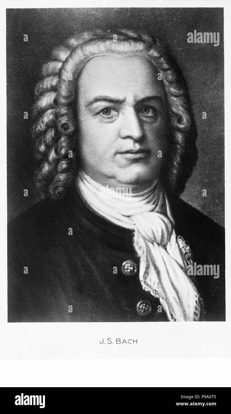 Johann Sebastian Bach. Museum: PRIVATE COLLECTION Stock Photo - Alamy