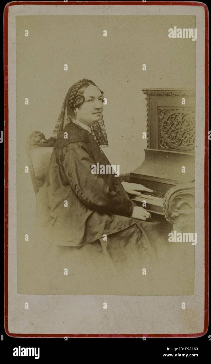 Portrait of Maria Wodzinska (1819-1896). Museum: Biblioteka Narodowa ...