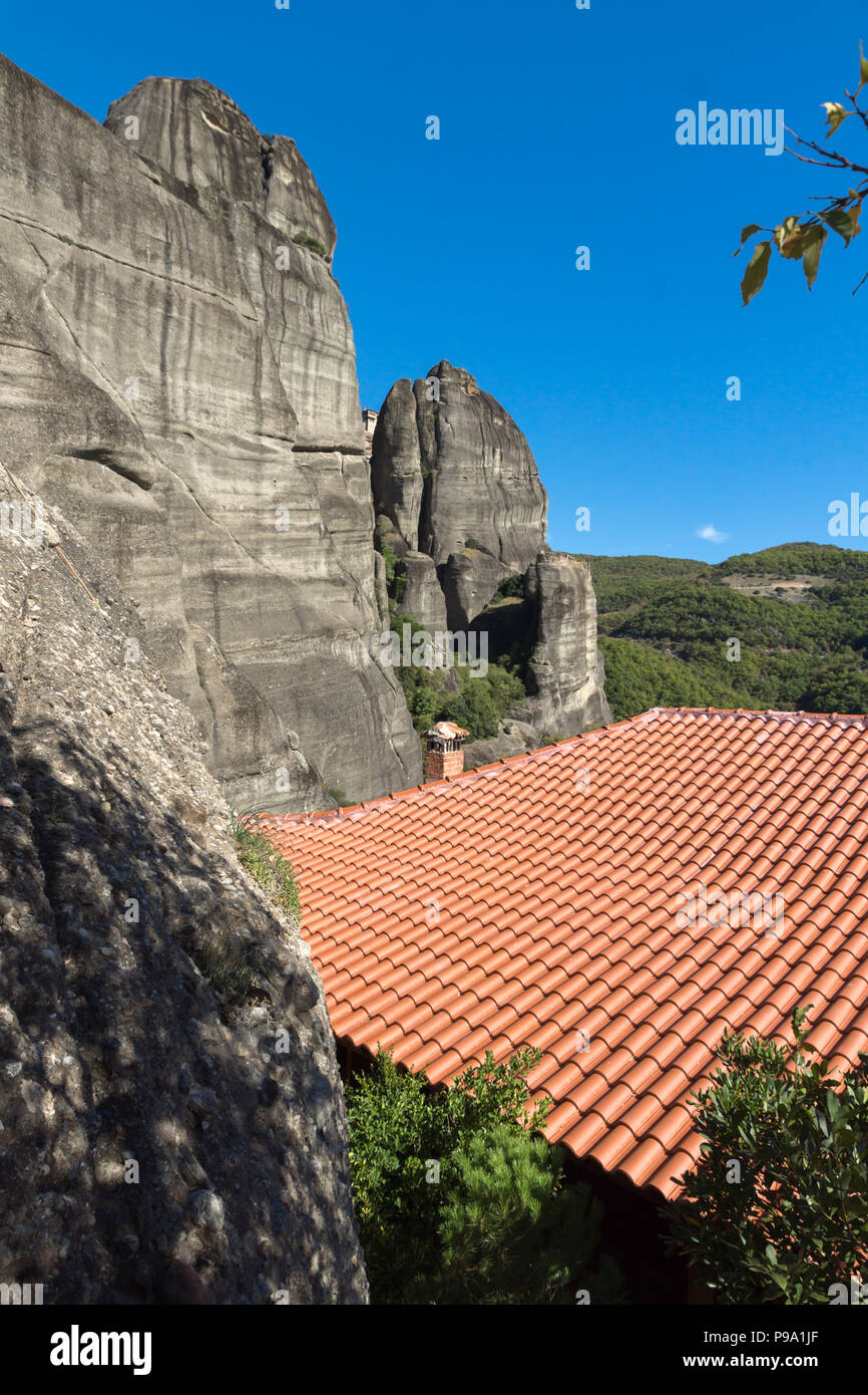 Orthodox Monastery of St. Nicholas Anapausas in Meteora, Thessaly ...