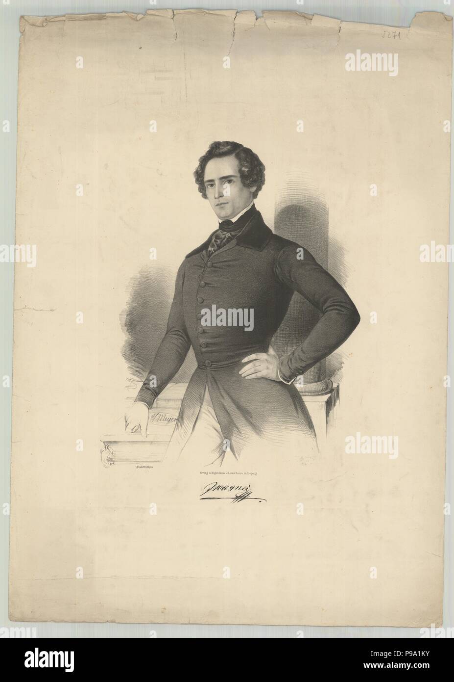 Portrait of the Composer Richard Wagner (1813-1883). Museum: PRIVATE ...
