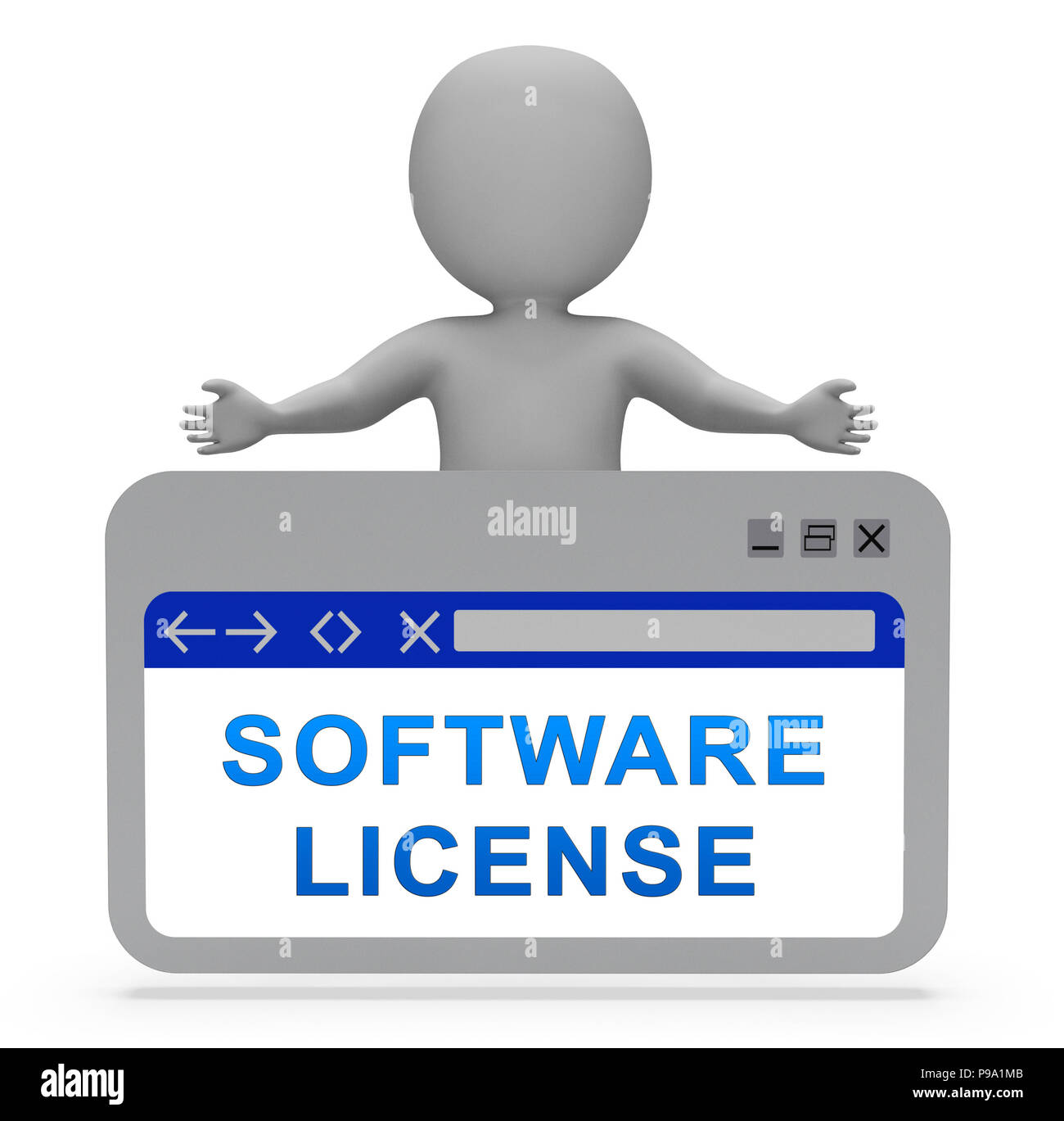 Software license Cut Out Stock Images & Pictures - Alamy