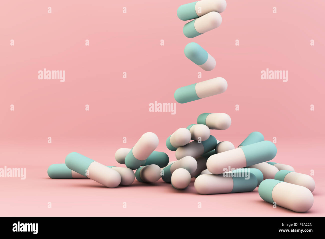 Falling tablets hi-res stock photography and images - Alamy