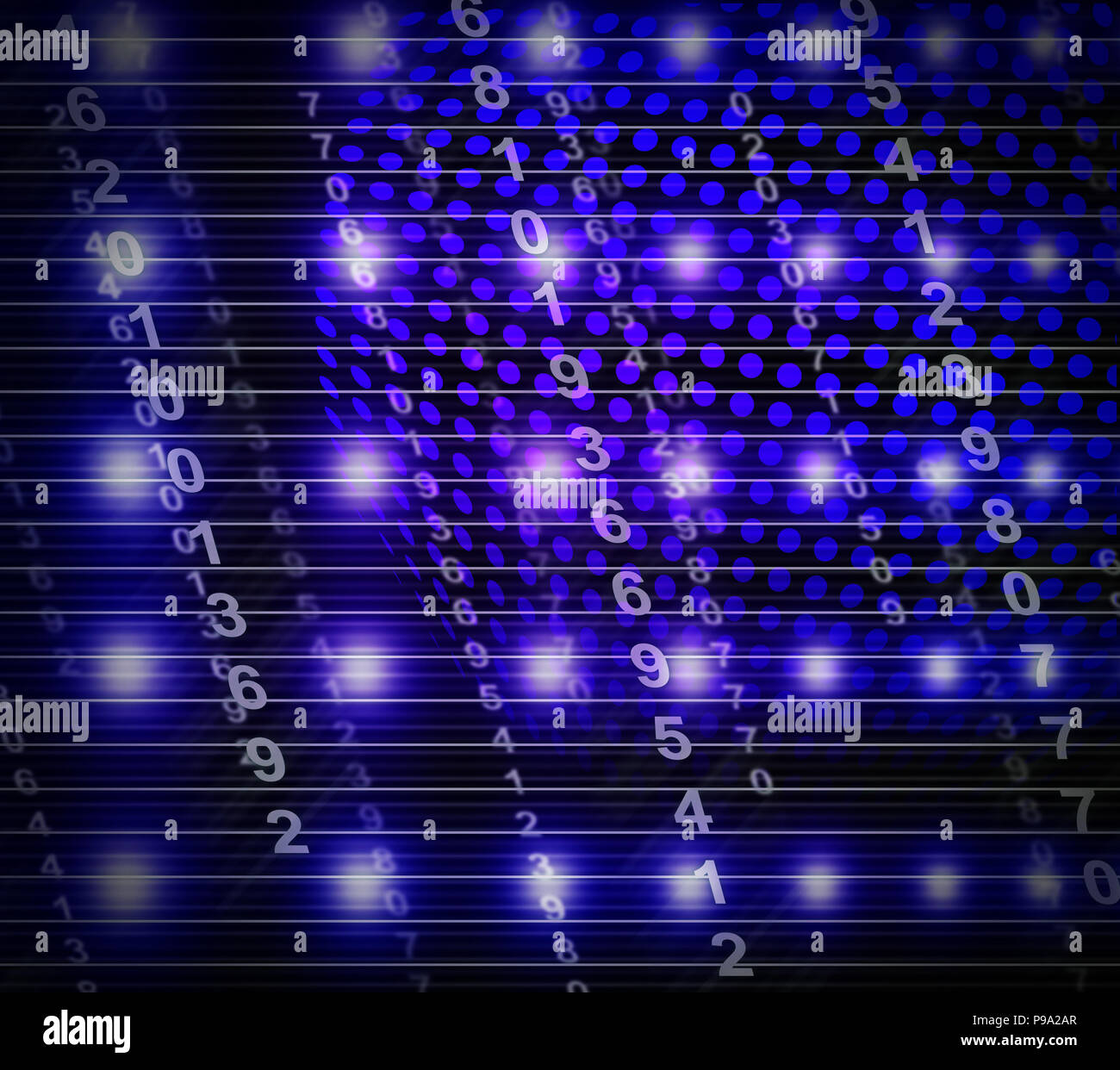 Cybersecurity Concept Digital Cyber Security 2d Illustration Shows ...