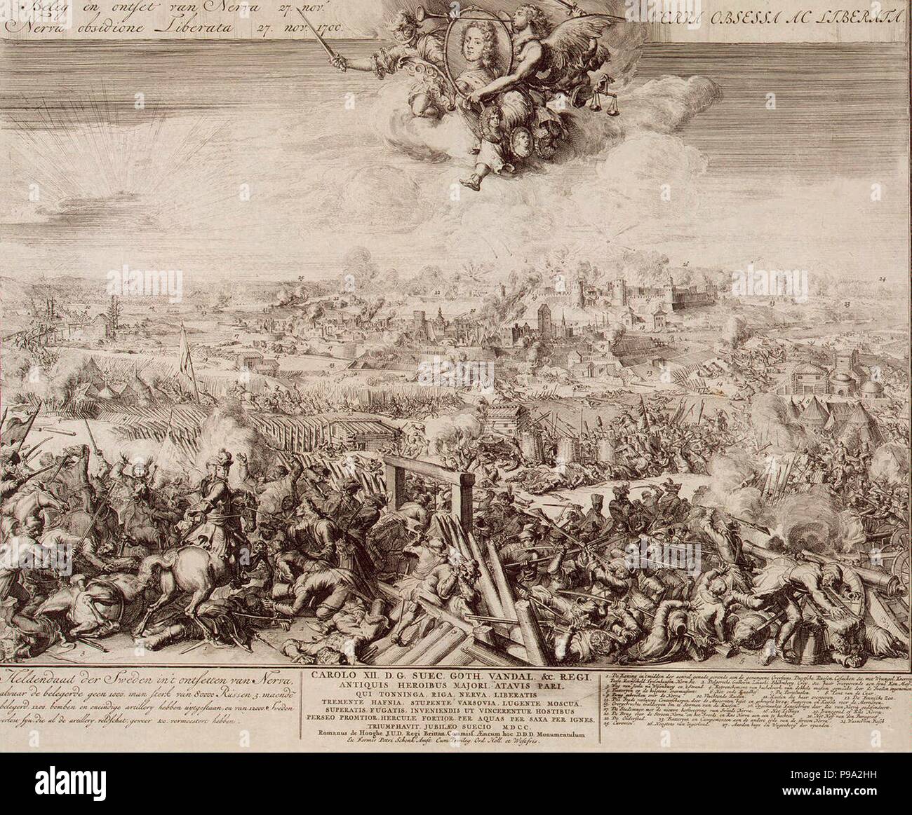 Battle of narva charles xii of sweden hi-res stock photography and ...