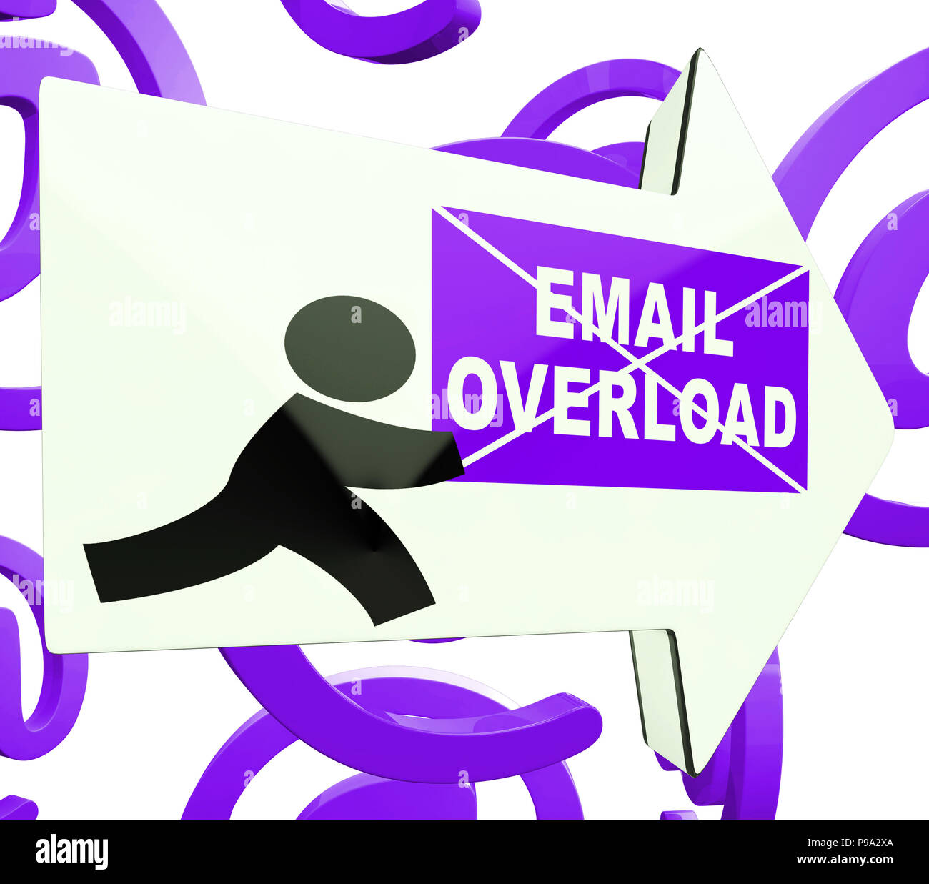 Email overload hi-res stock photography and images - Alamy