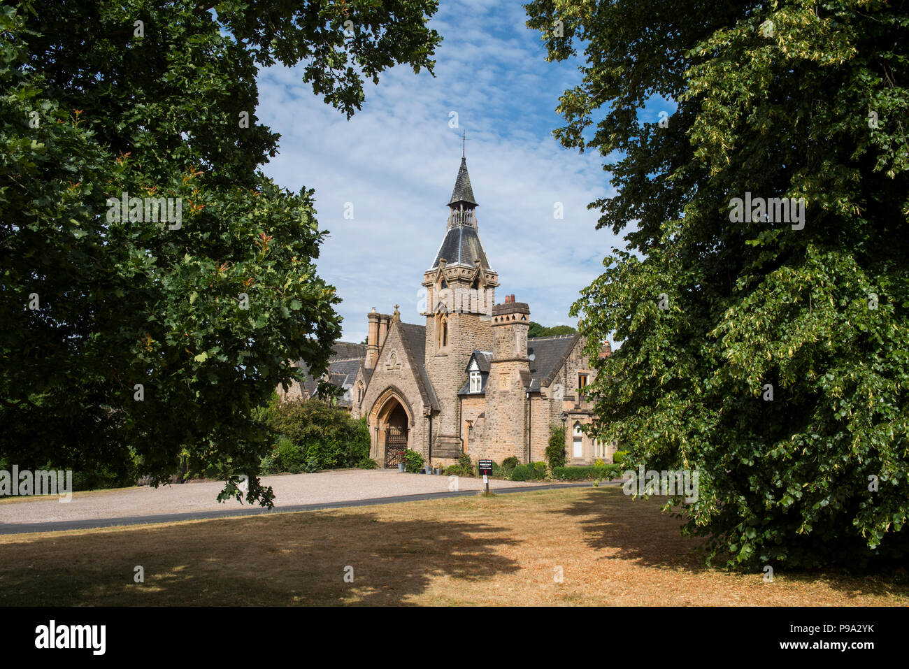 The Fort at Newstead Abbey in Nottinghamshire, England UK Stock Photo ...