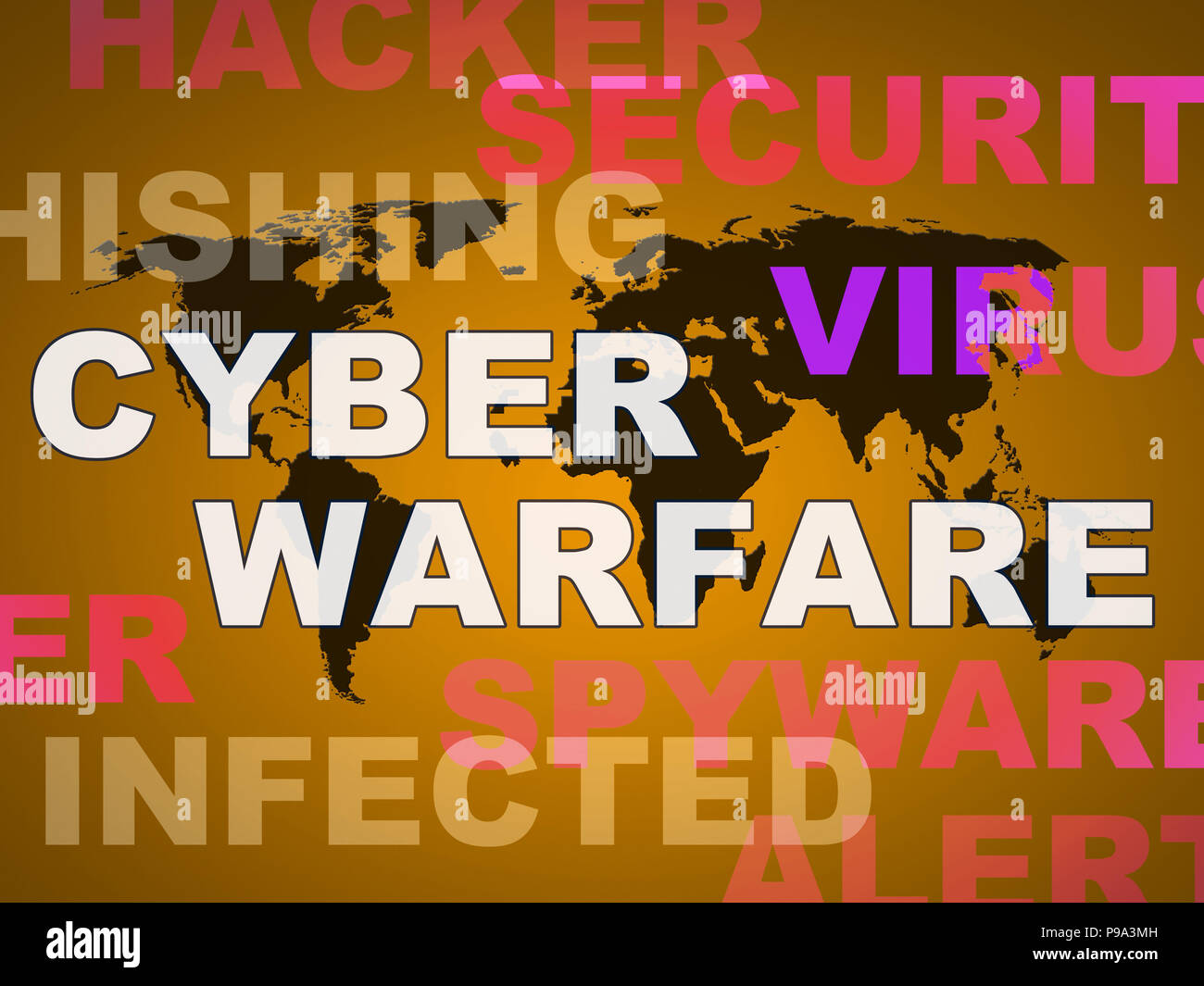 Cyber warfare army illustration hi-res stock photography and images - Alamy