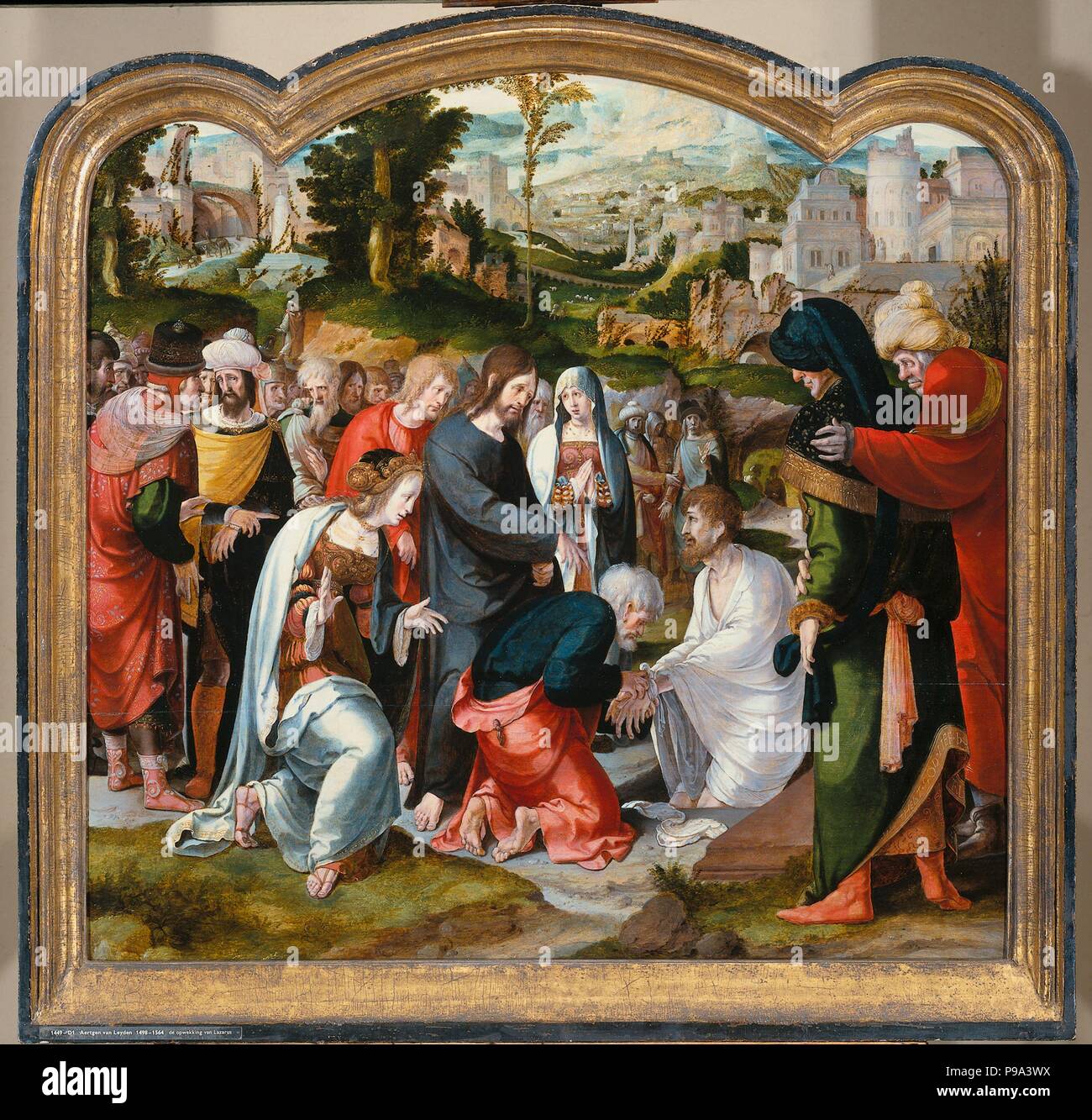 The Resurrection of Lazarus. Museum: Rijksmuseum, Amsterdam Stock Photo ...