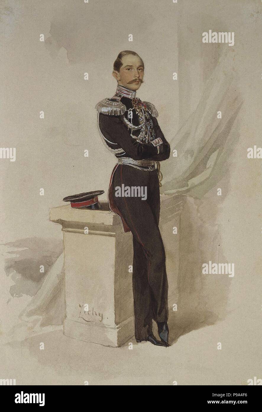 Prince Pyotr Romanovich Bagration (1818-1876). Museum: State Hermitage ...