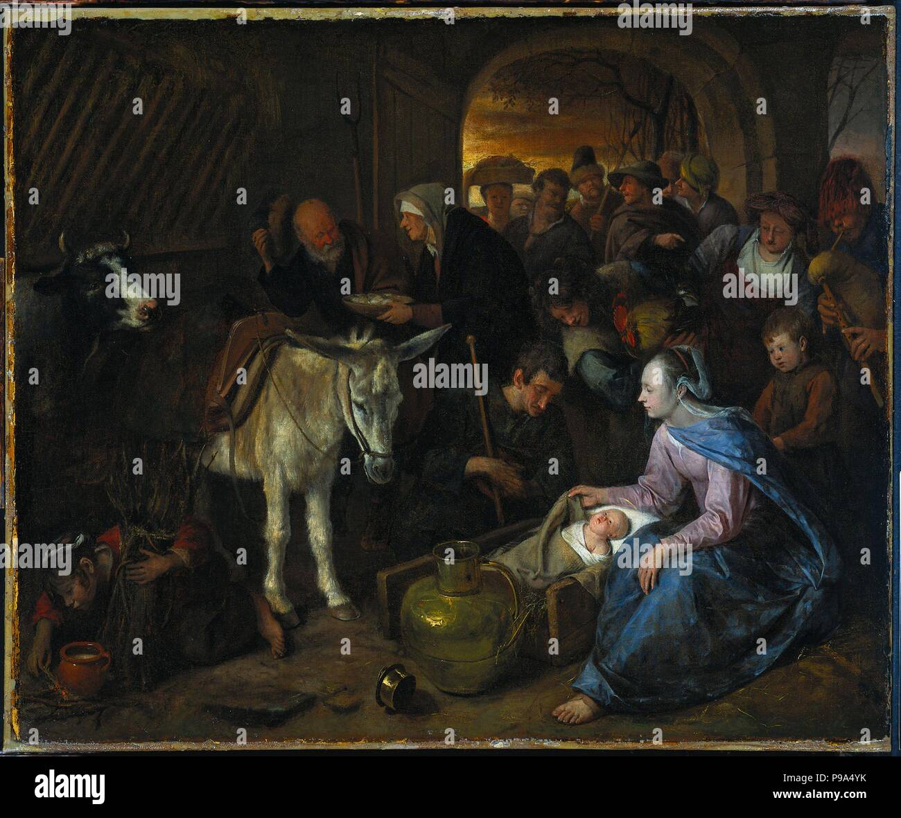 The Adoration of the Shepherds. Museum: Rijksmuseum, Amsterdam Stock ...