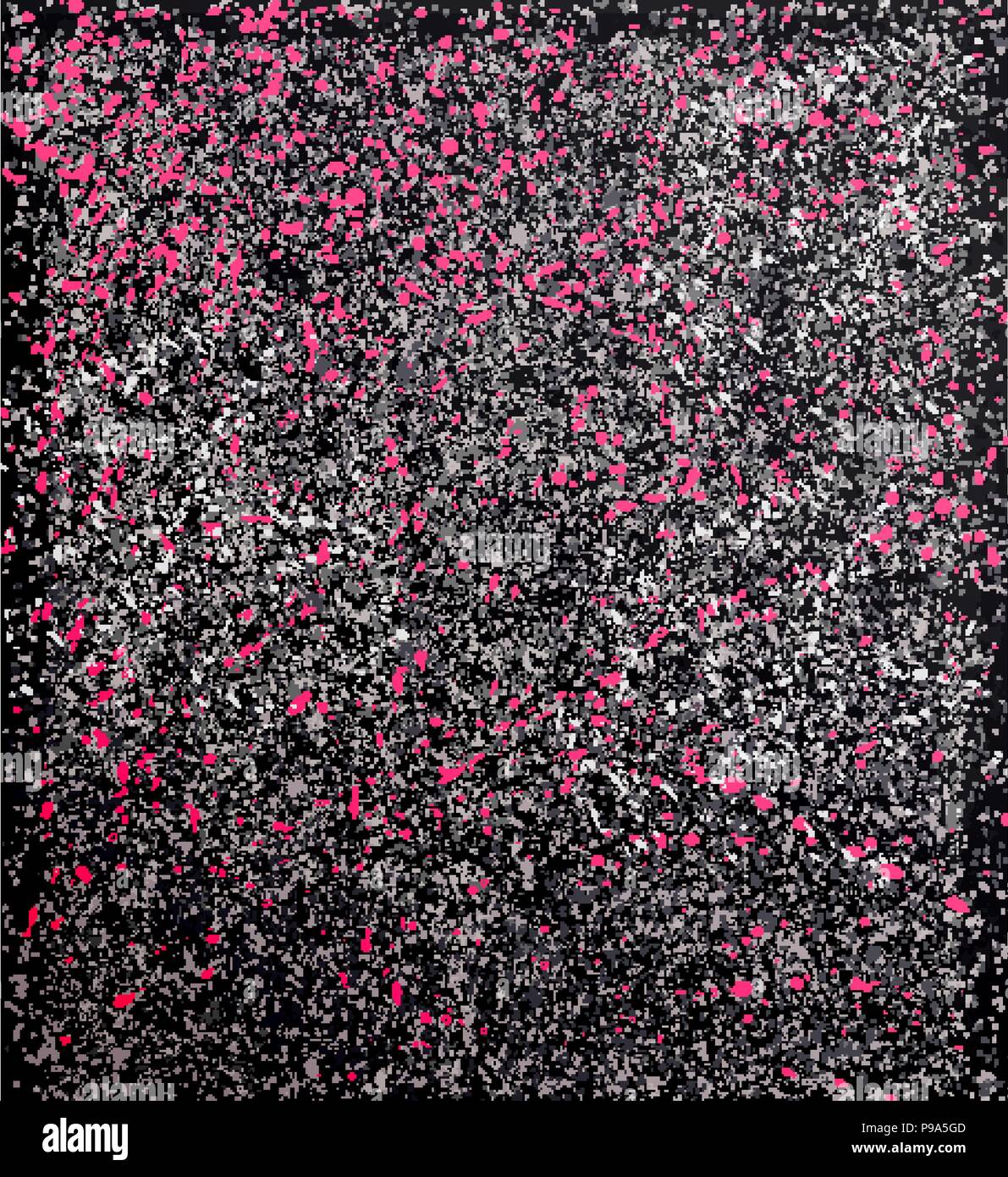 Vector splatters on a black background, texture dirty background Stock ...