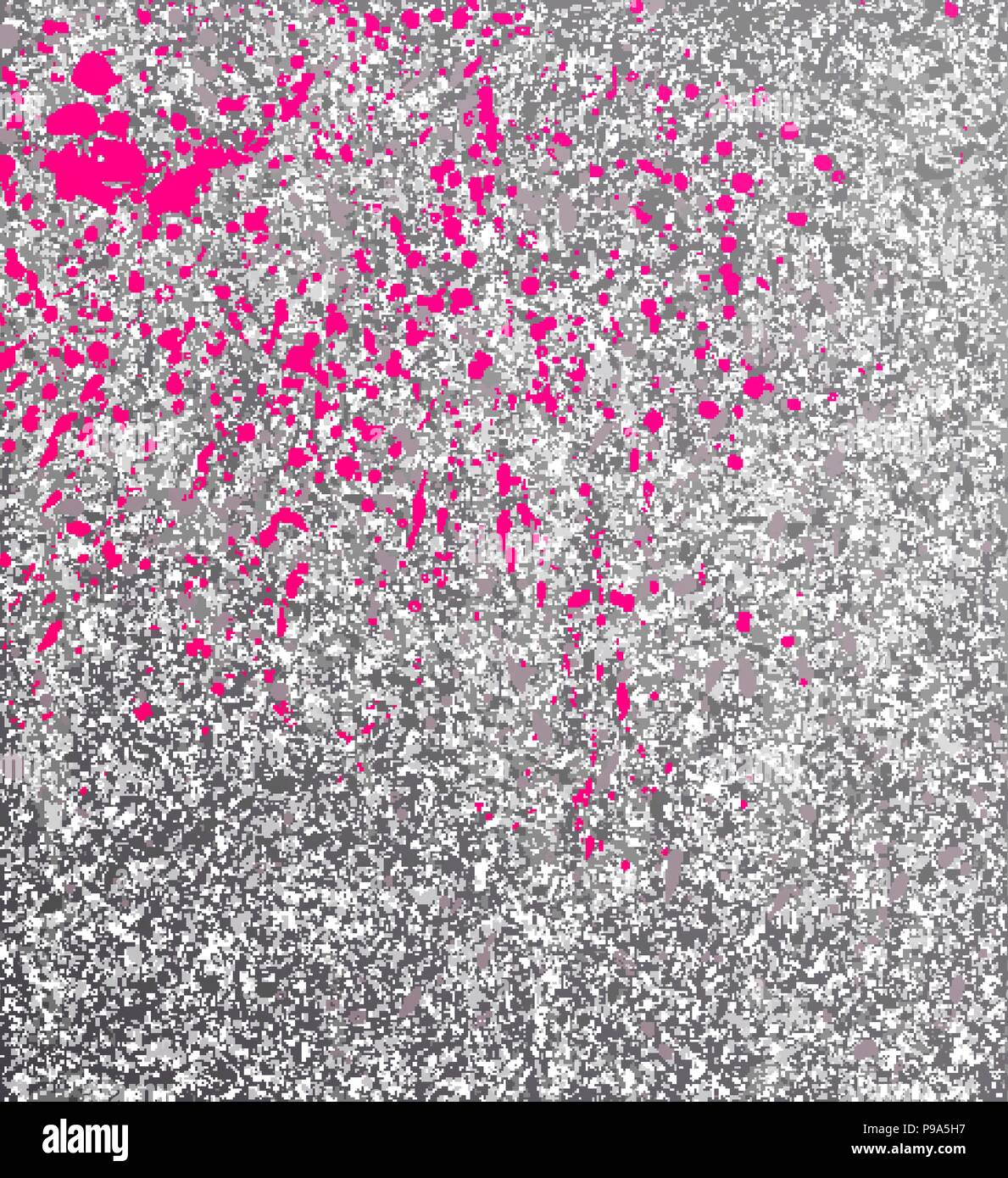 Vector splatters on a gray background, texture dirty background Stock ...