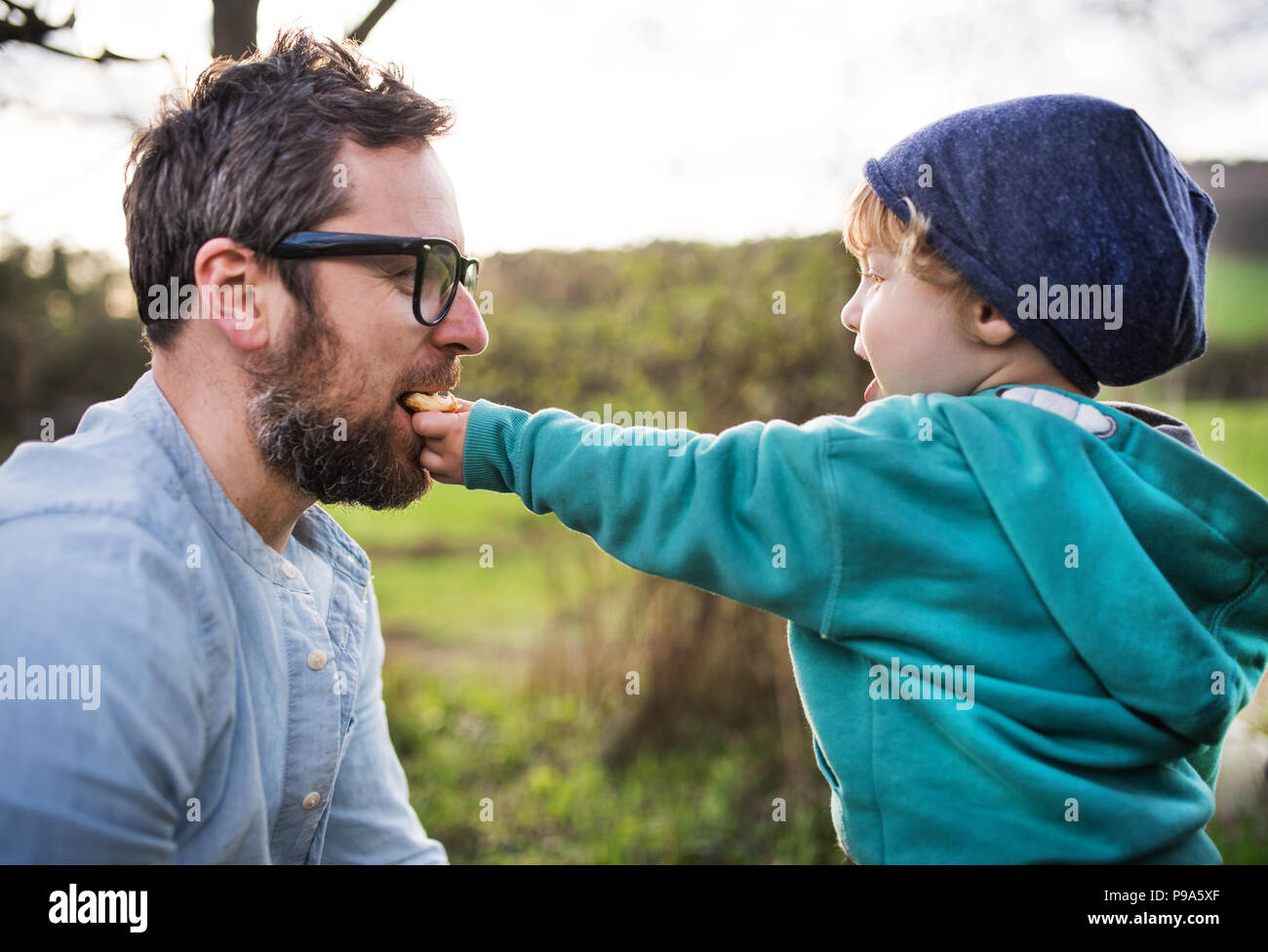 Giving biscuit hi-res stock photography and images - Alamy