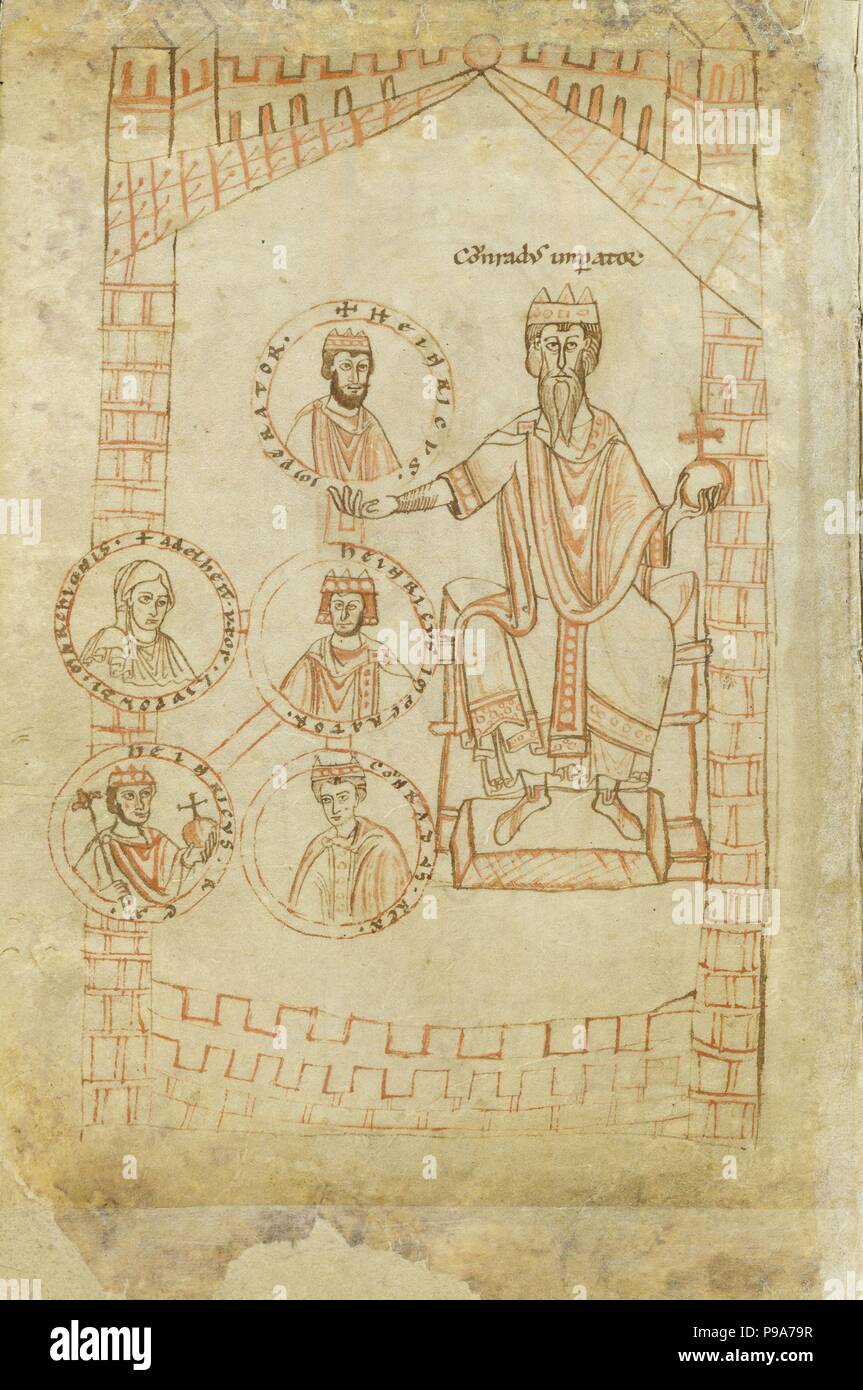 Salian Dynasty Family Tree: Conrad II, Henry III, Henry IV, his wife ...