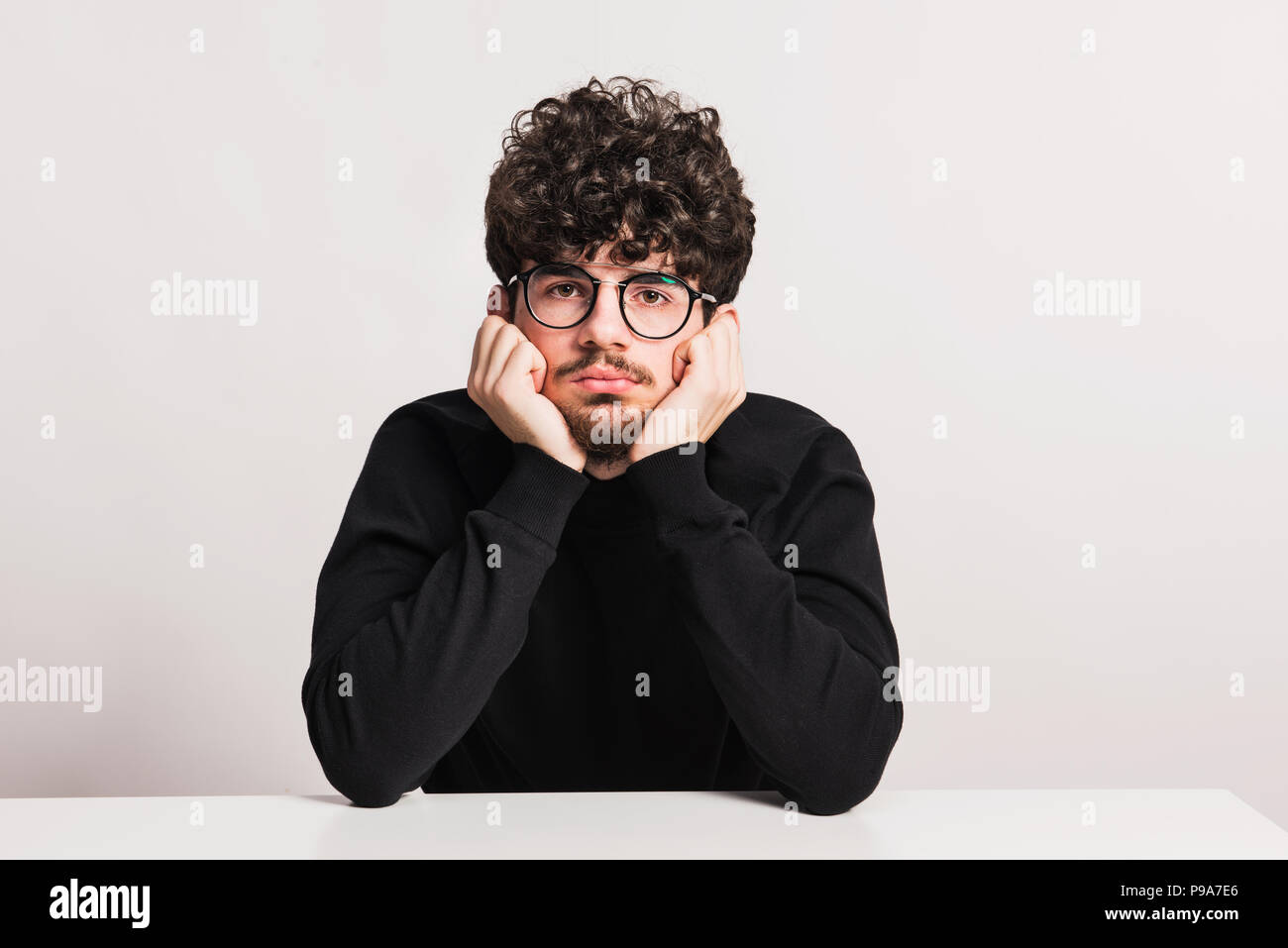 Bored model hi-res stock photography and images - Alamy