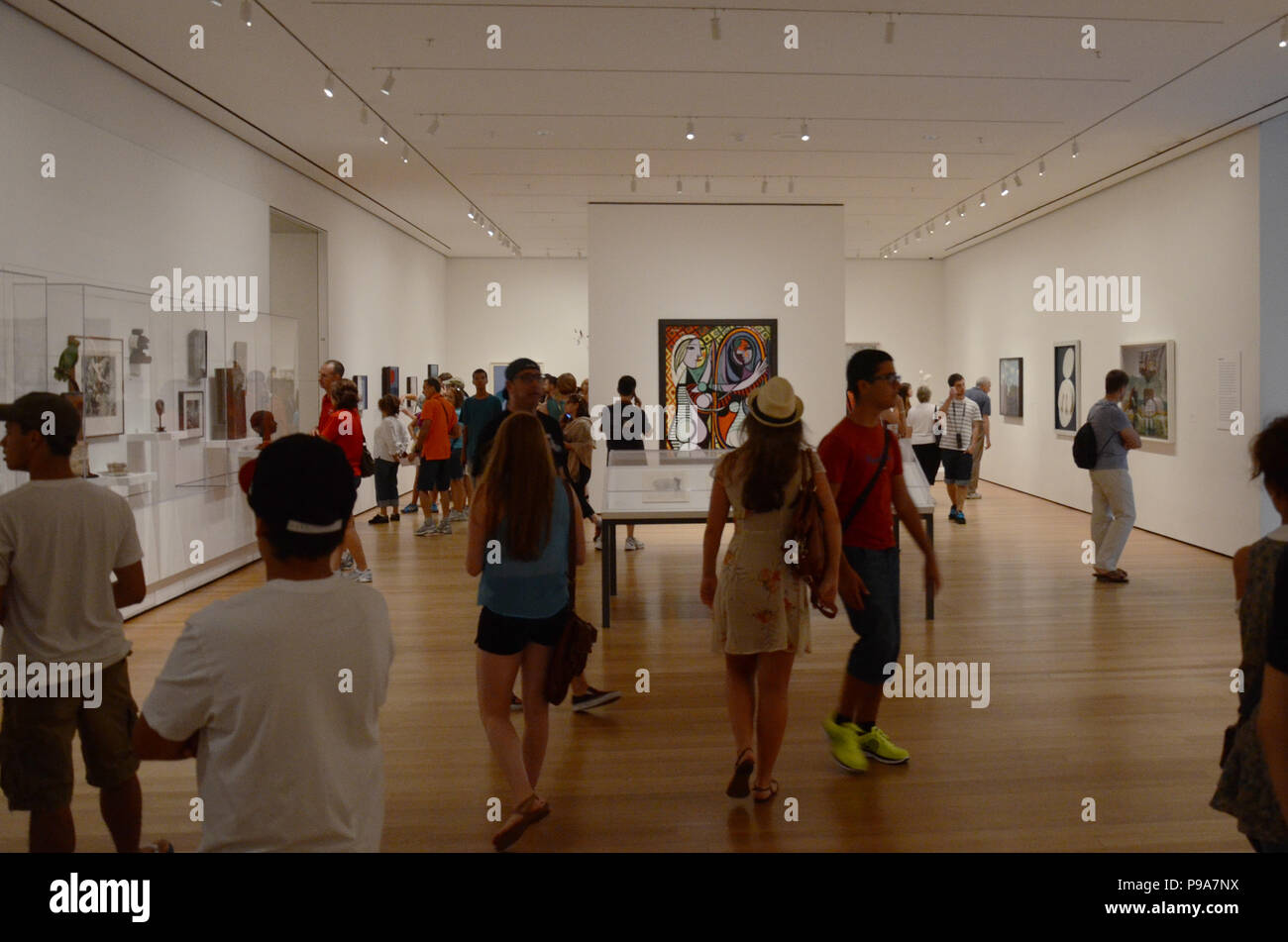 MoMa's galleries are laid out chronologically - these works date from ...