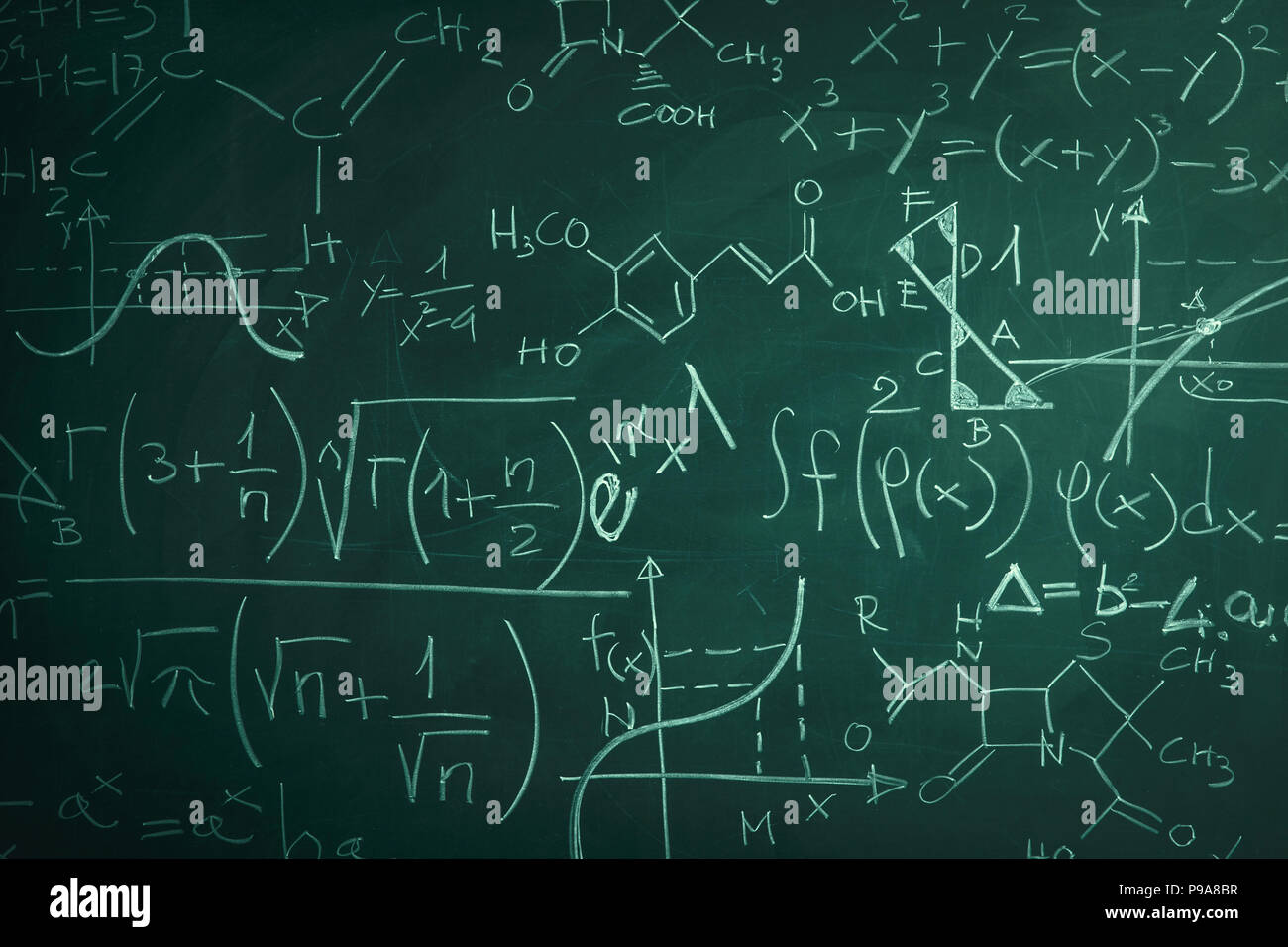 Equation blackboard hi-res stock photography and images - Alamy