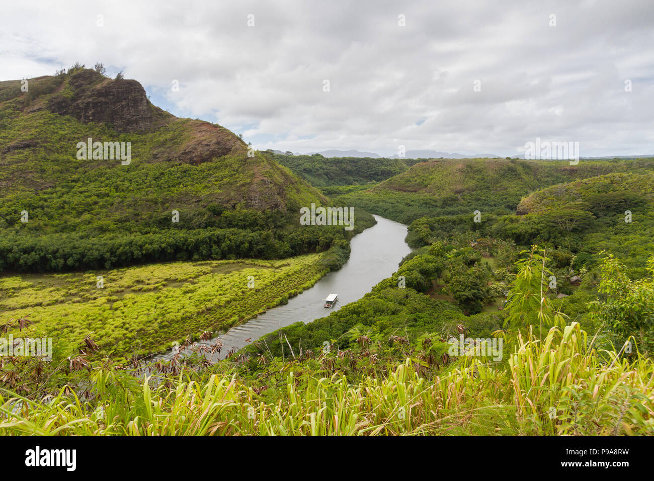 Wailua river boat in hi-res stock photography and images - Alamy