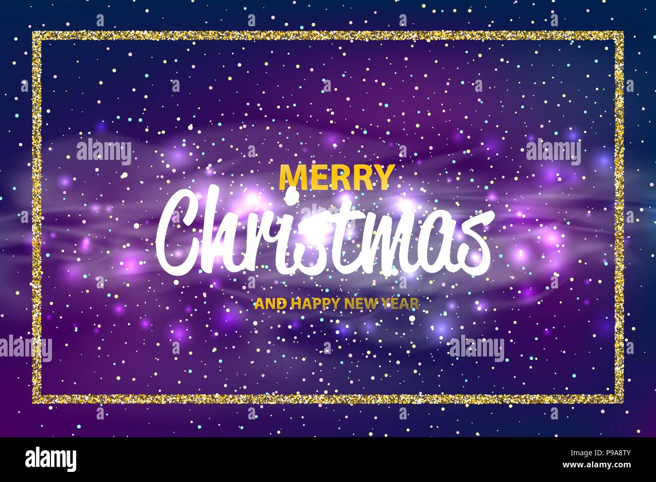 Bright festive christmas happy Stock Vector Images - Alamy