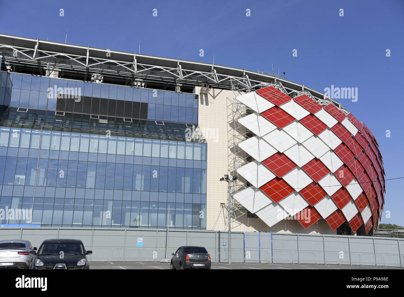 General view of Spartak Stadium in Moscow, Russian Federation, which ...