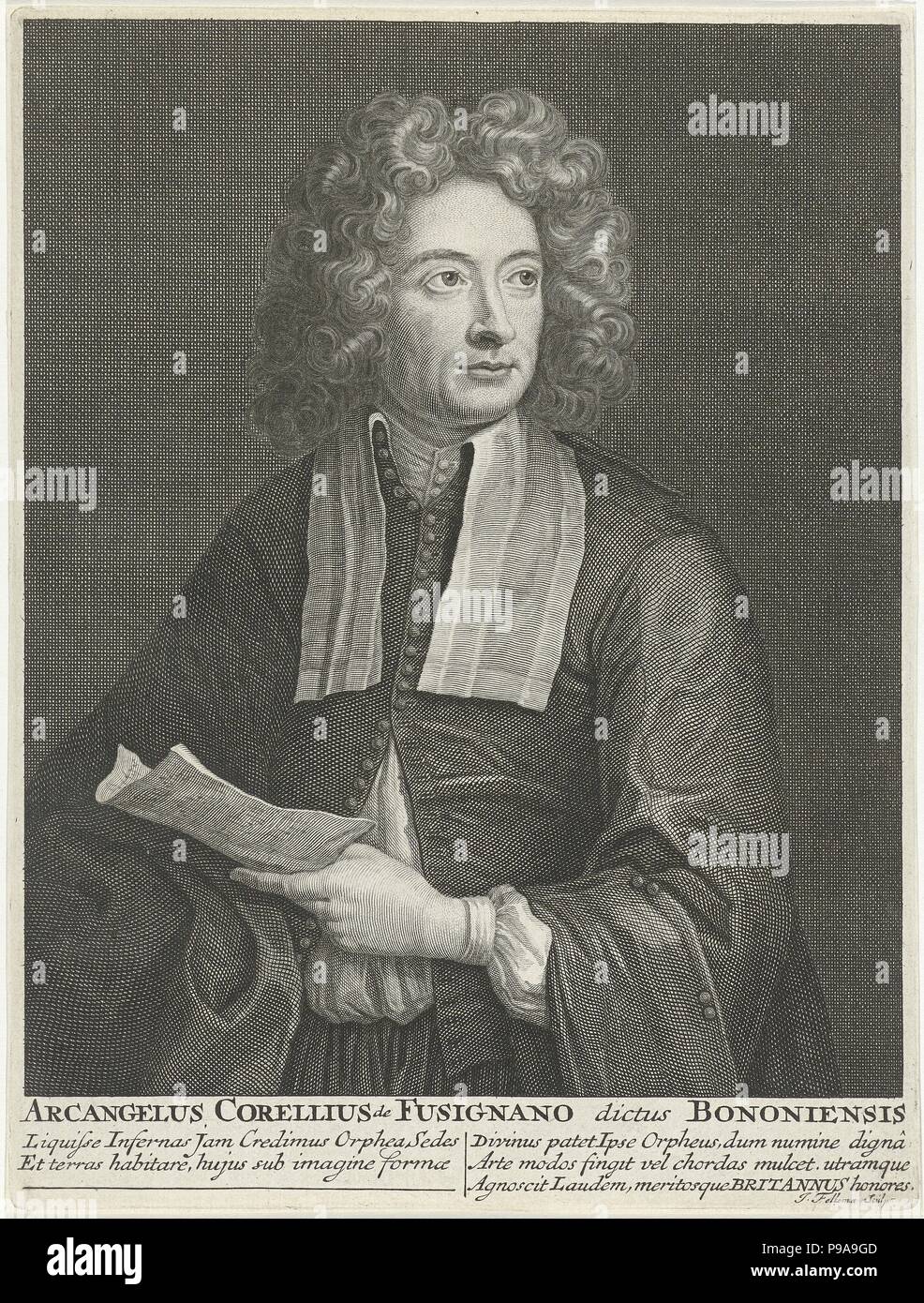 Portrait of the Composer and Violinist Arcangelo Corelli (1653-1713 ...
