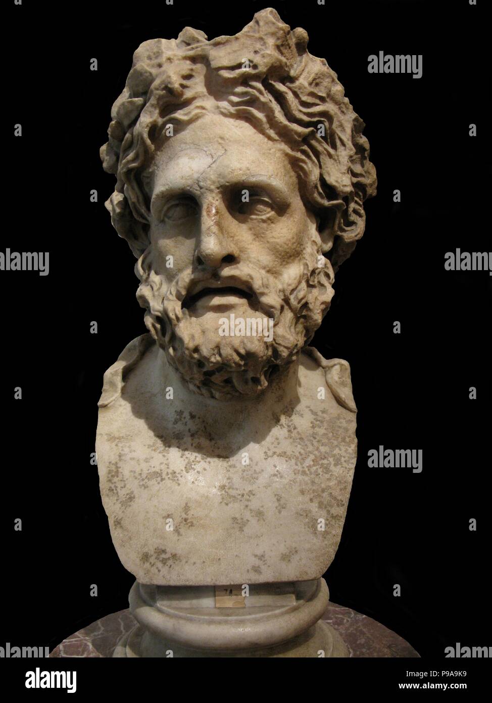 Asclepius God Of Medicine And Healing Roman Copy Of Greek Statue By Phyromachos Museum