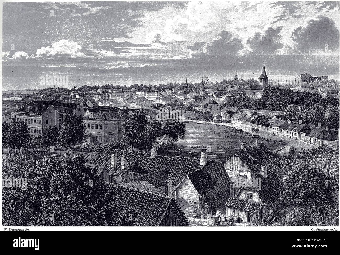 View of Dorpat. Museum: PRIVATE COLLECTION Stock Photo - Alamy