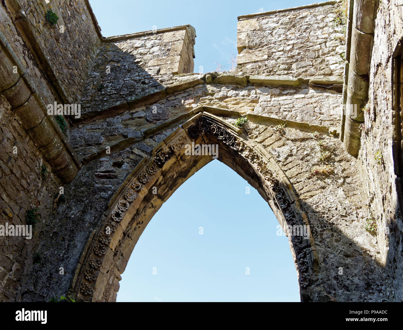 Chepstow Castle, Gwent, Monmouthshire. UK Stock Photo - Alamy