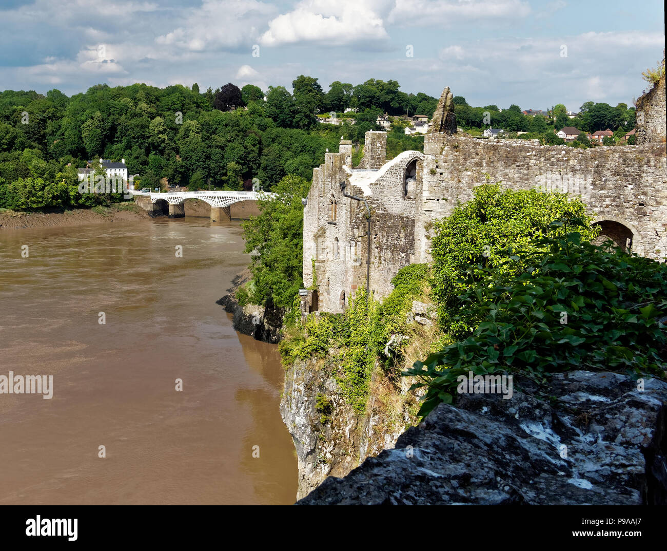 Chepstow Castle, Gwent, Monmouthshire. UK Stock Photo - Alamy