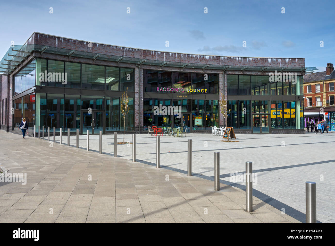 The Racconto Lounge restaurant and bar, The Rock shopping centre, Bury ...