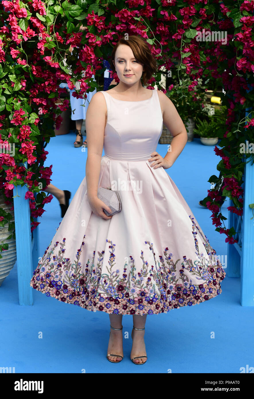 Alexa Davies attending the premiere of Mamma Mia! Here We Go Again held ...