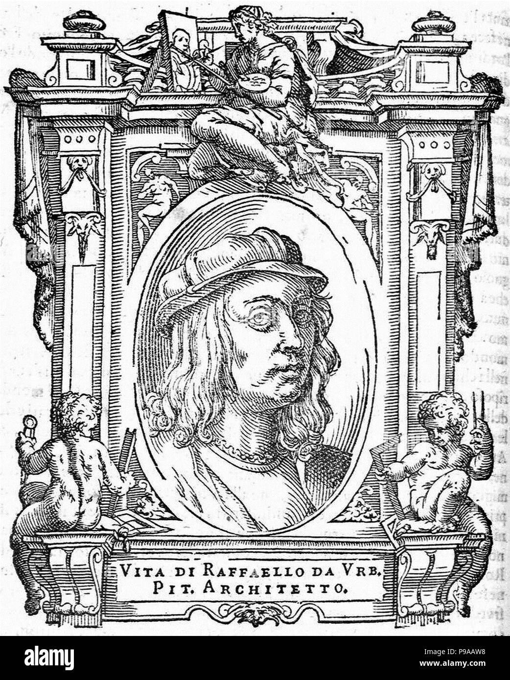 Raphael. From: Giorgio Vasari, The Lives of the Most Excellent Italian ...