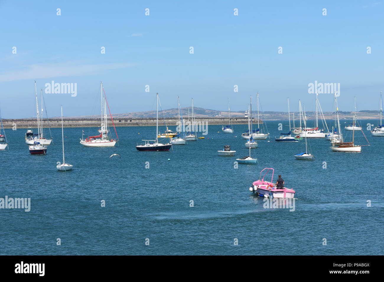 Marina, Holyhead, Anglesey, Wales Stock Photo - Alamy