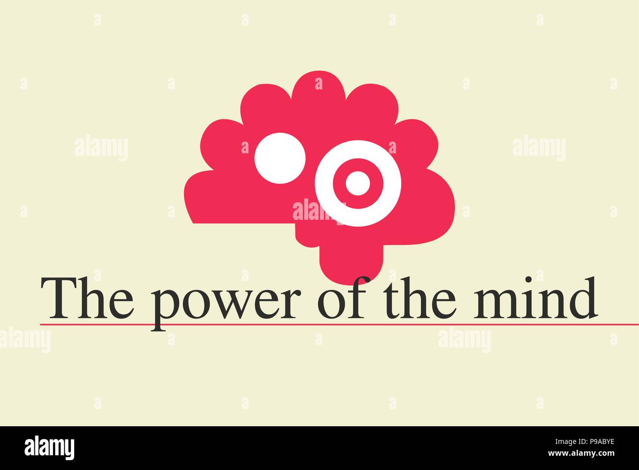 The power of the mind concept vector Stock Vector Image & Art - Alamy