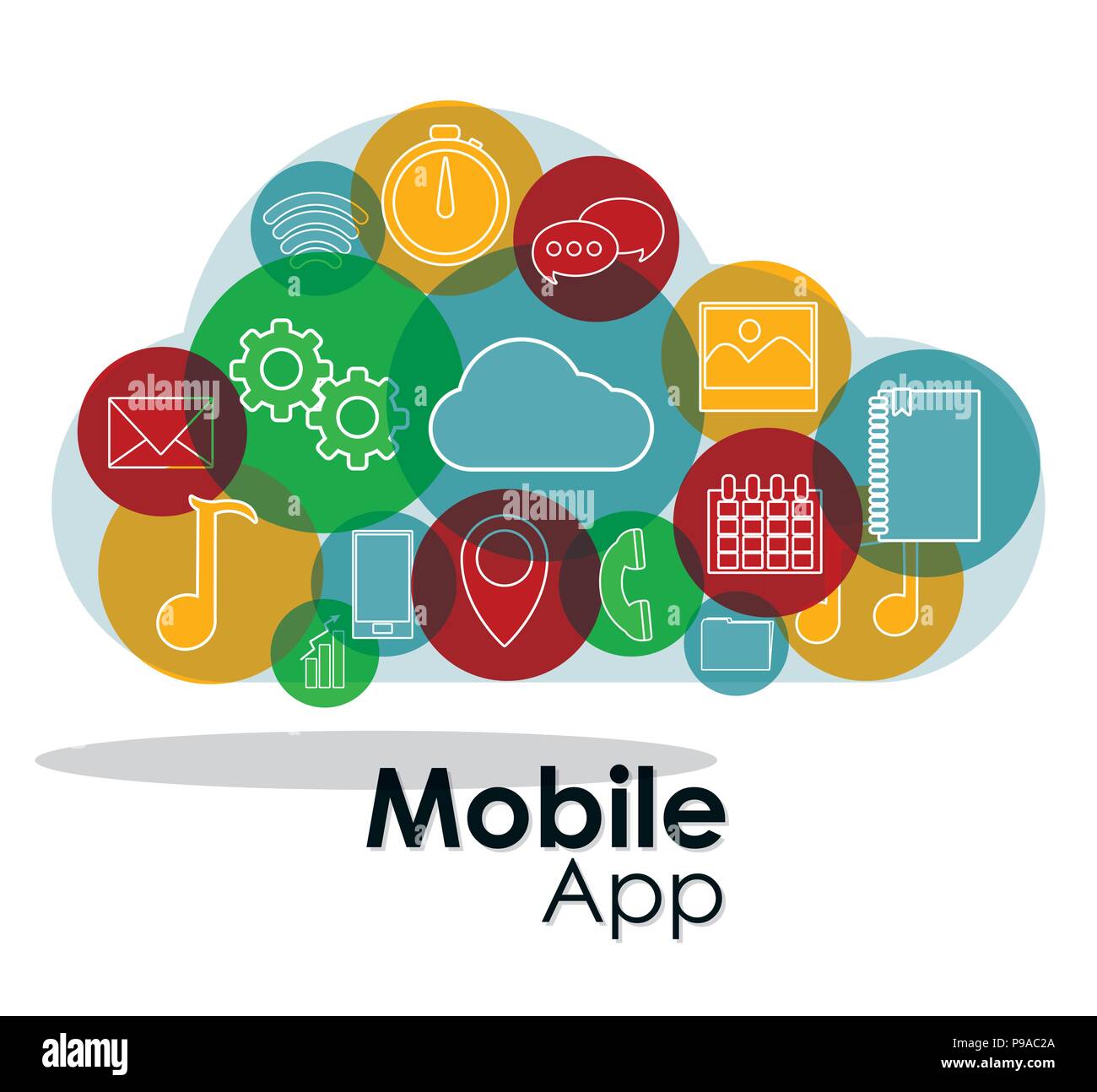 Mobile app technology Stock Vector Image & Art - Alamy