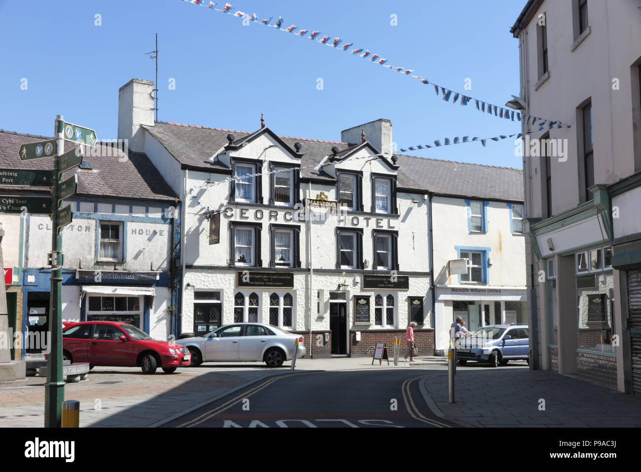 Market Street, Holyhead, Anglesey Stock Photo - Alamy