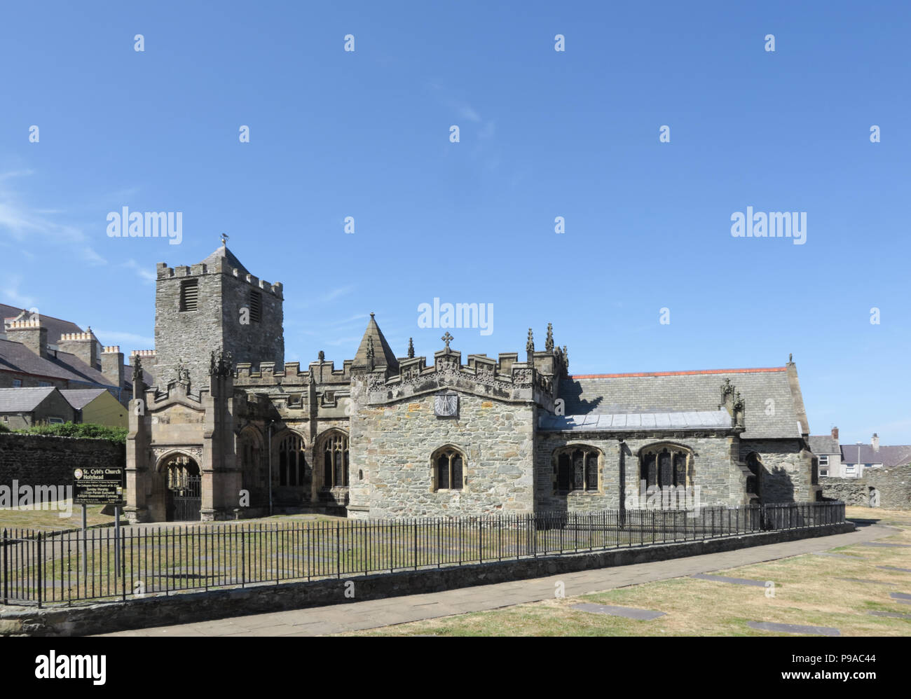 St. Cybi's Church, Holyhead, Anglesey Stock Photo - Alamy