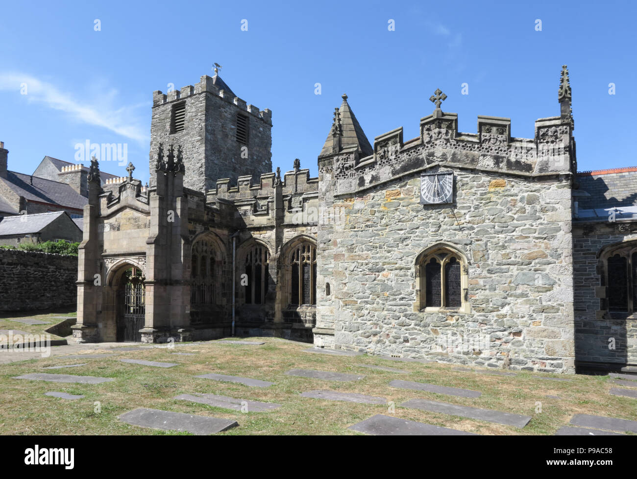St. Cybi's Church, Holyhead, Anglesey Stock Photo - Alamy