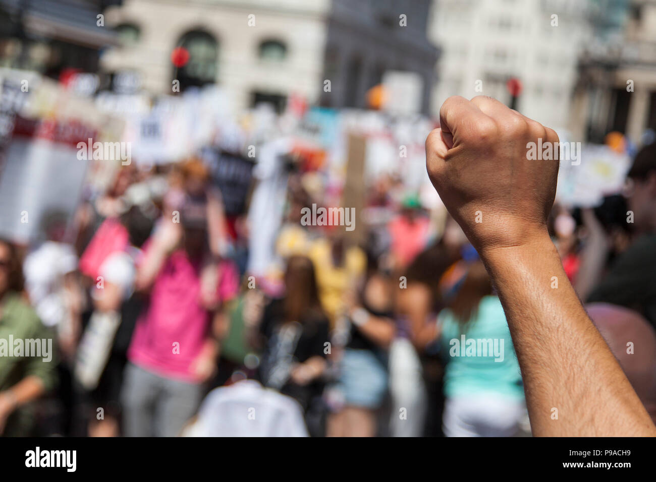 Political fist hi-res stock photography and images - Alamy