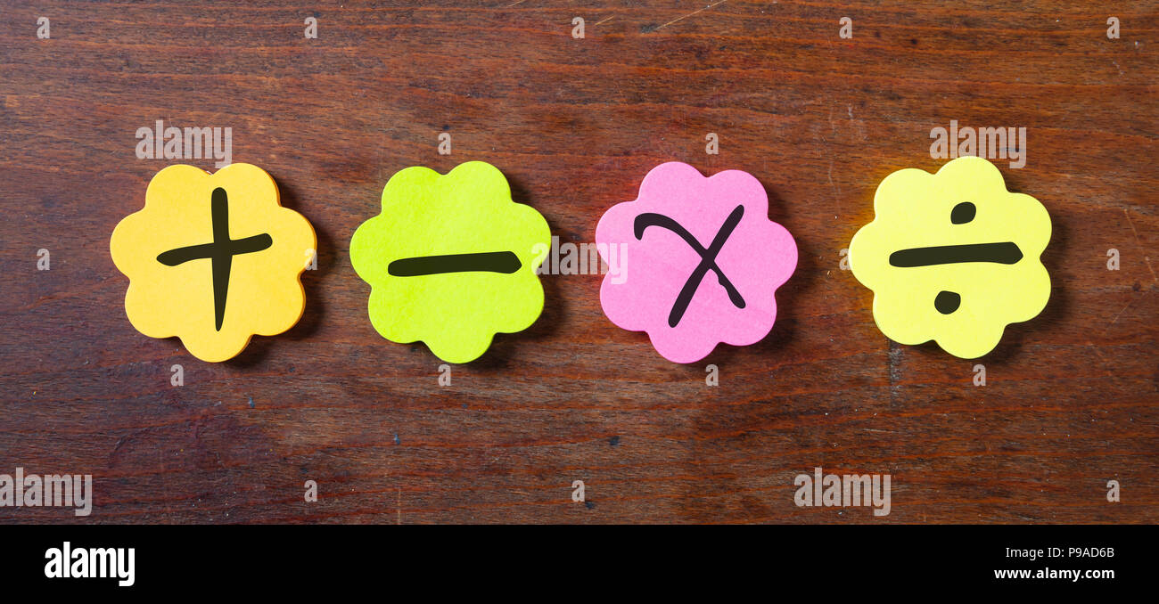 Math symbols hi-res stock photography and images - Alamy