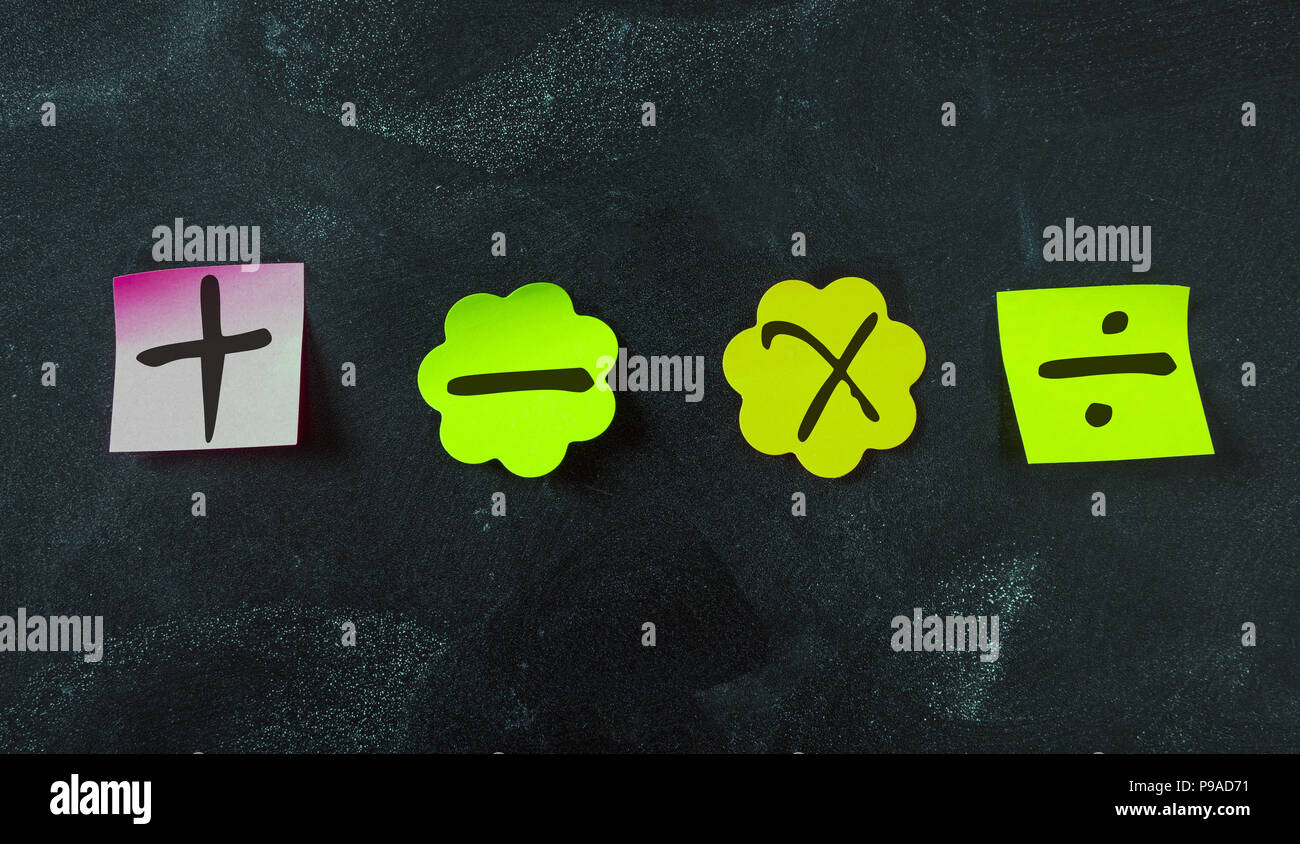 Math symbols hi-res stock photography and images - Alamy