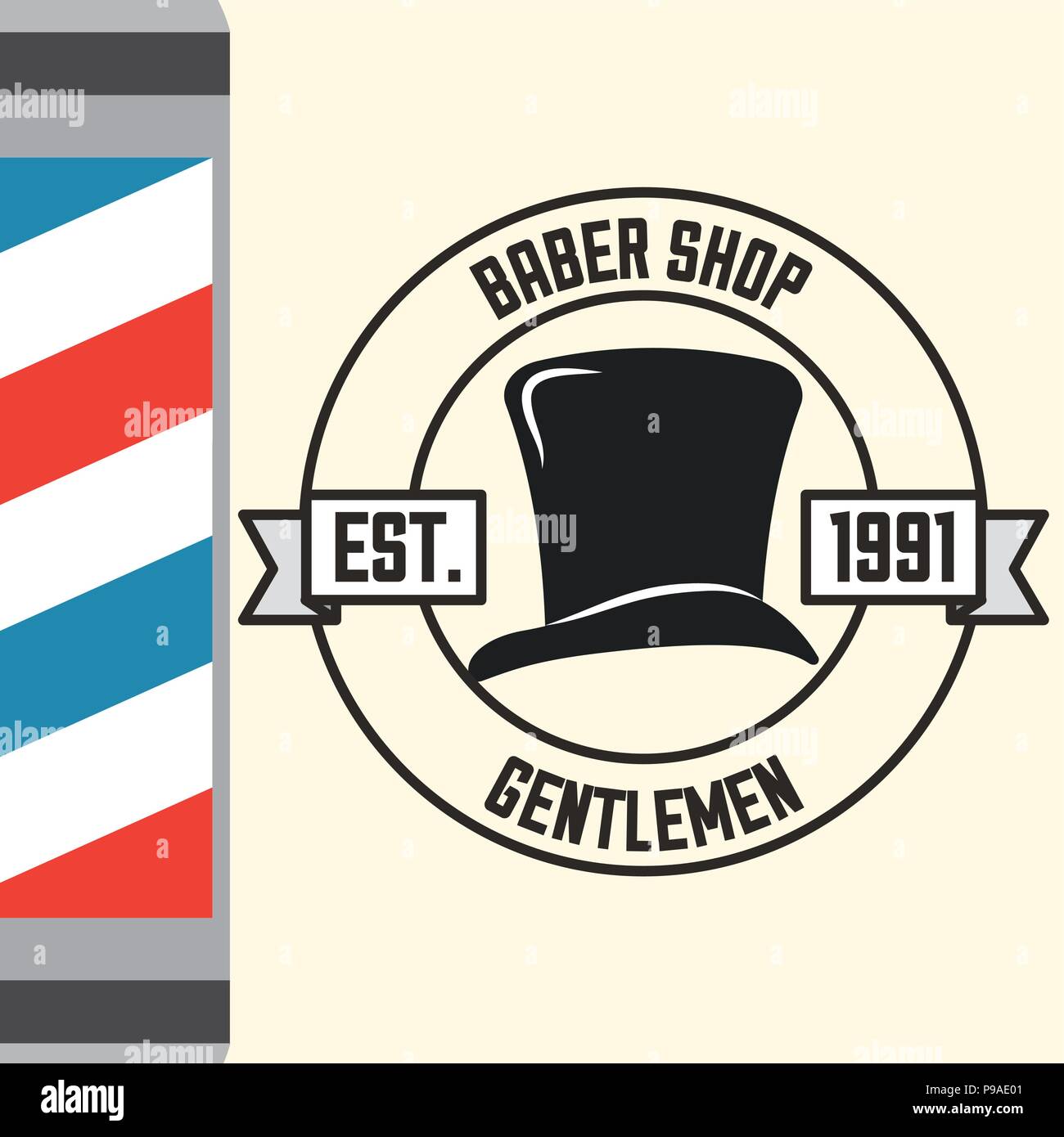 baber shop design Stock Vector Image & Art - Alamy