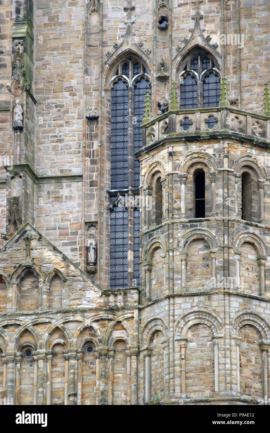 Stained glass window durham cathedral hi-res stock photography and ...