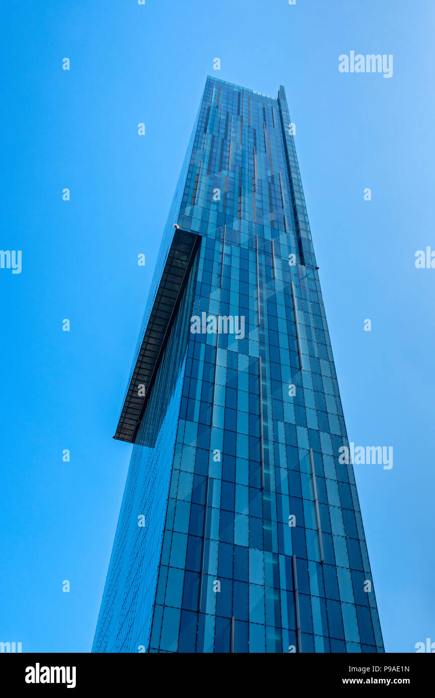 The Beetham Tower, Manchester, England, UK. Also known as the Hilton ...